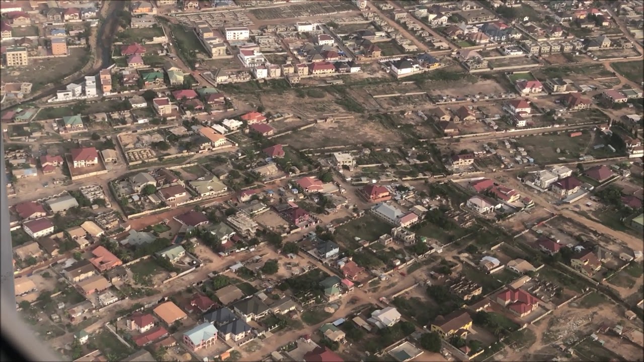 Landing in Ghana - Accra - 2019 Nice Landscape!! - YouTube