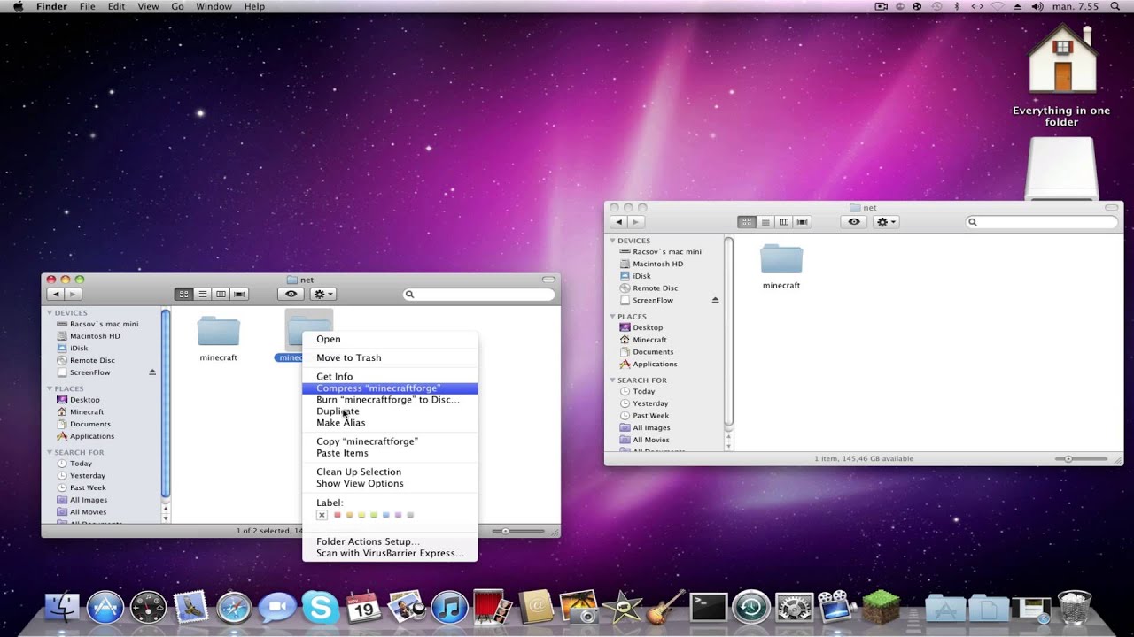 Minecraft - How to install Pandora`s Box Mod for Mac 1.4.4 - YouTube