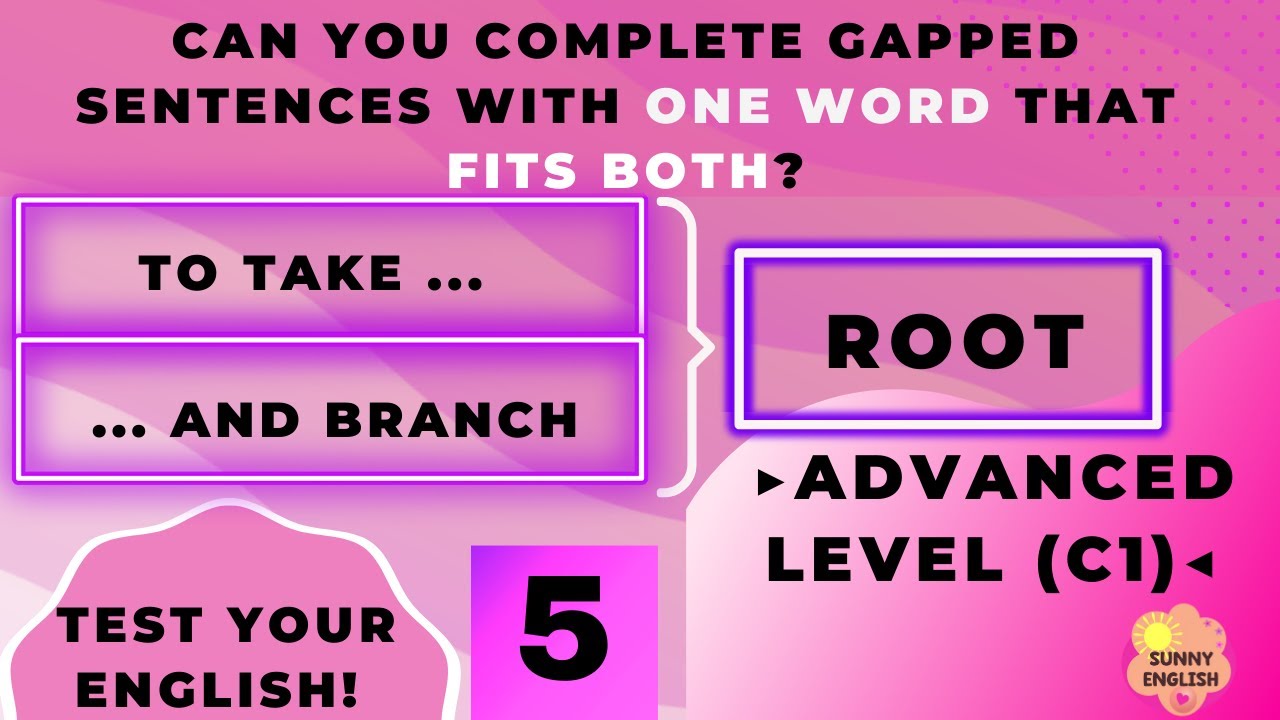 DUAL SENTENCE COMPLETION CHALLENGE | GAPPED SENTENCES | IDIOMS ...