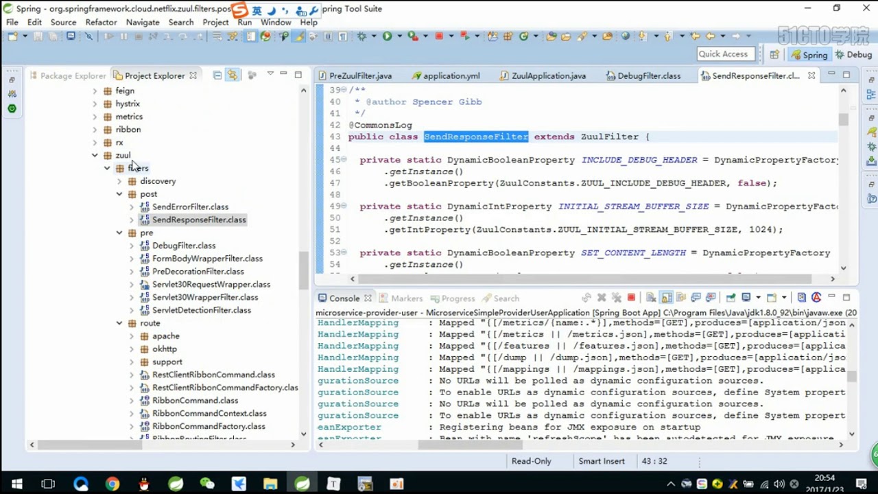 41 6 11 2禁用Zuul的过滤器 使用Spring Cloud实战微服务 - 51CTO学院 - YouTube