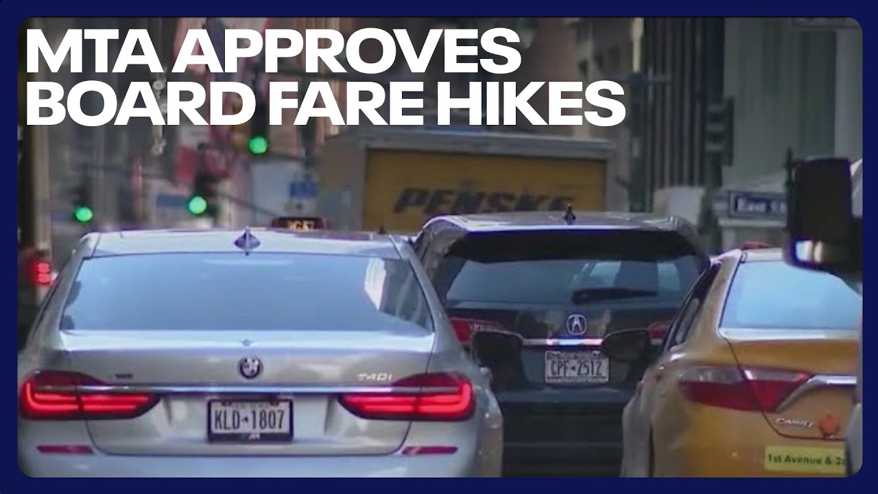 MTA board approves fare hikes - YouTube
