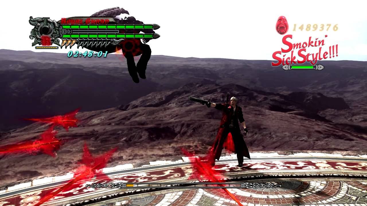 Devil May Cry 4 Block Dark Dante's Lucifer Combo - YouTube