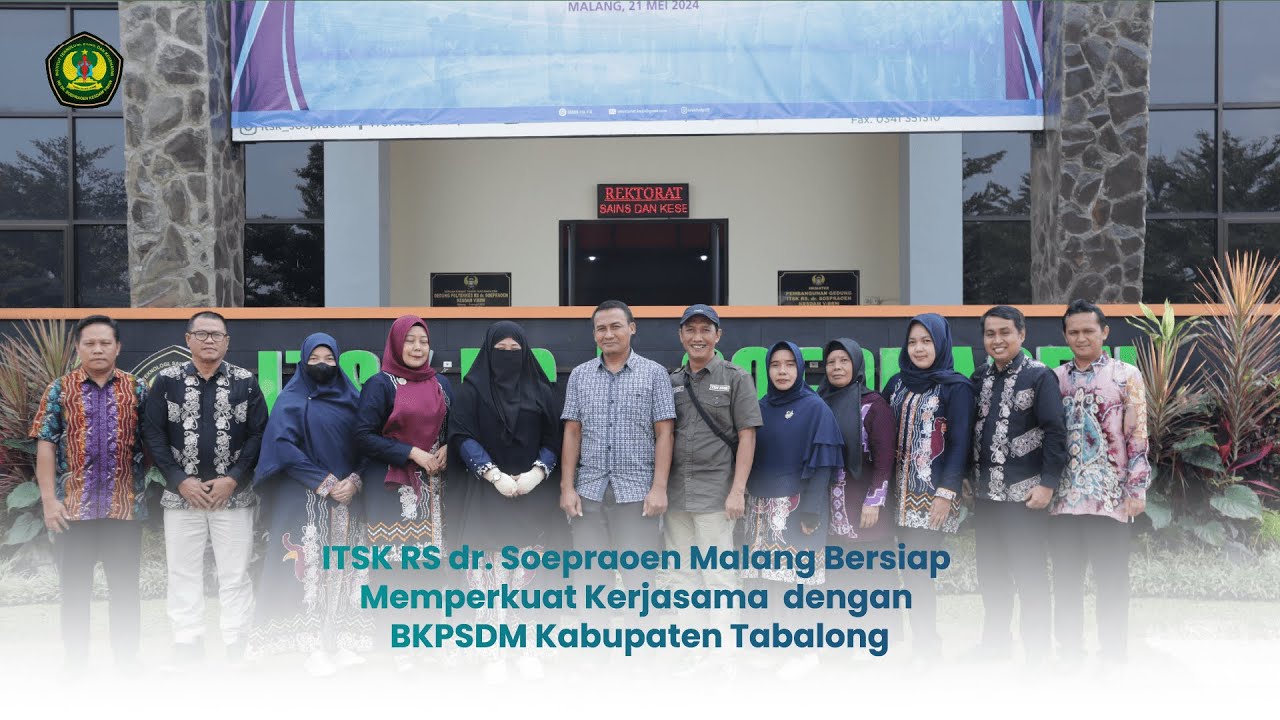 Kunjungan Kerja BKPSDM Kab. Tabalong Kalimantan Selatan di ITSK RS dr ...