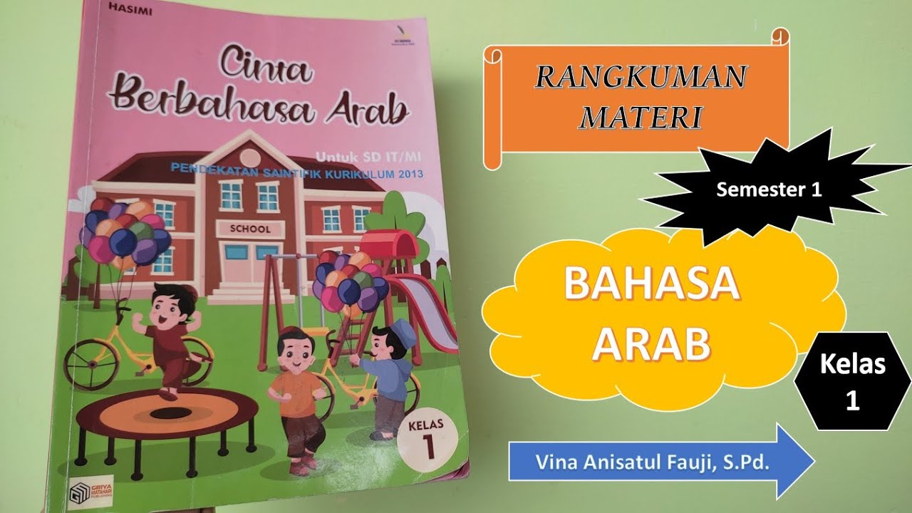 RANGKUMAN MATERI BAHASA ARAB KELAS 1 SEMESTER 1 - YouTube