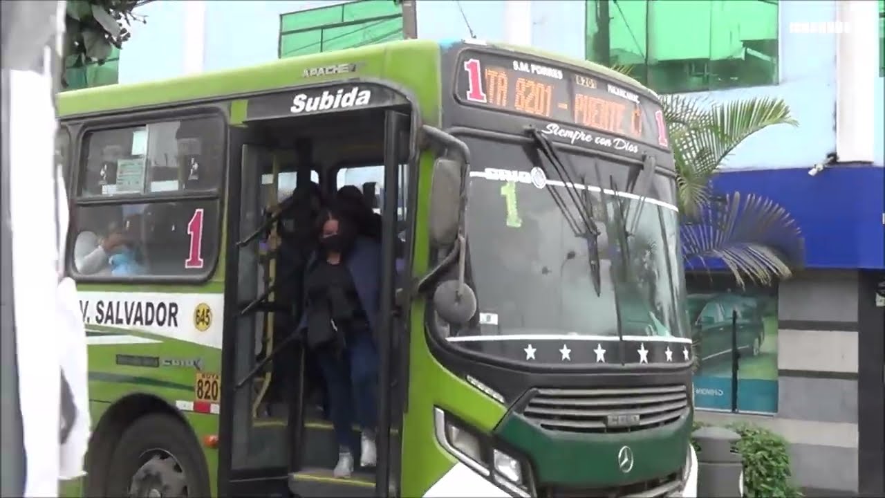 Llegando al paradero final de la ETUPSA 73 - Ruta 8625 en el distrito ...