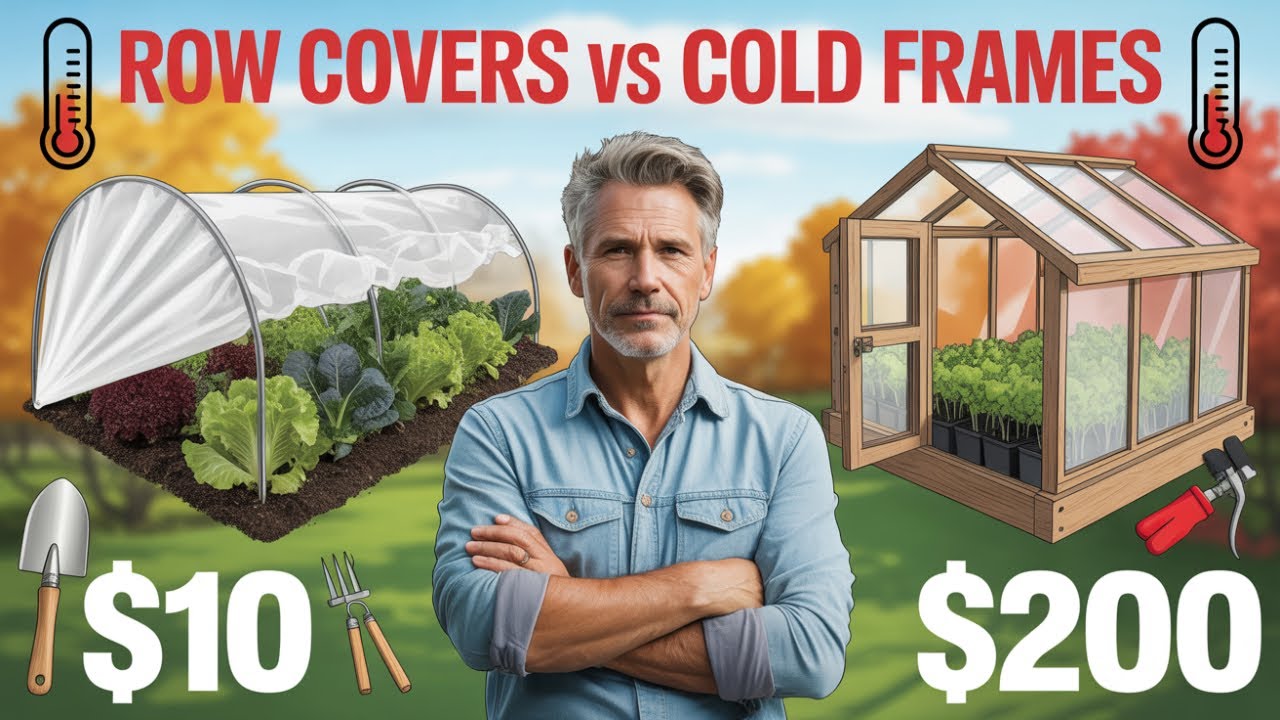 Row Covers vs Cold Frames: Which Actually Works Better? - YouTube