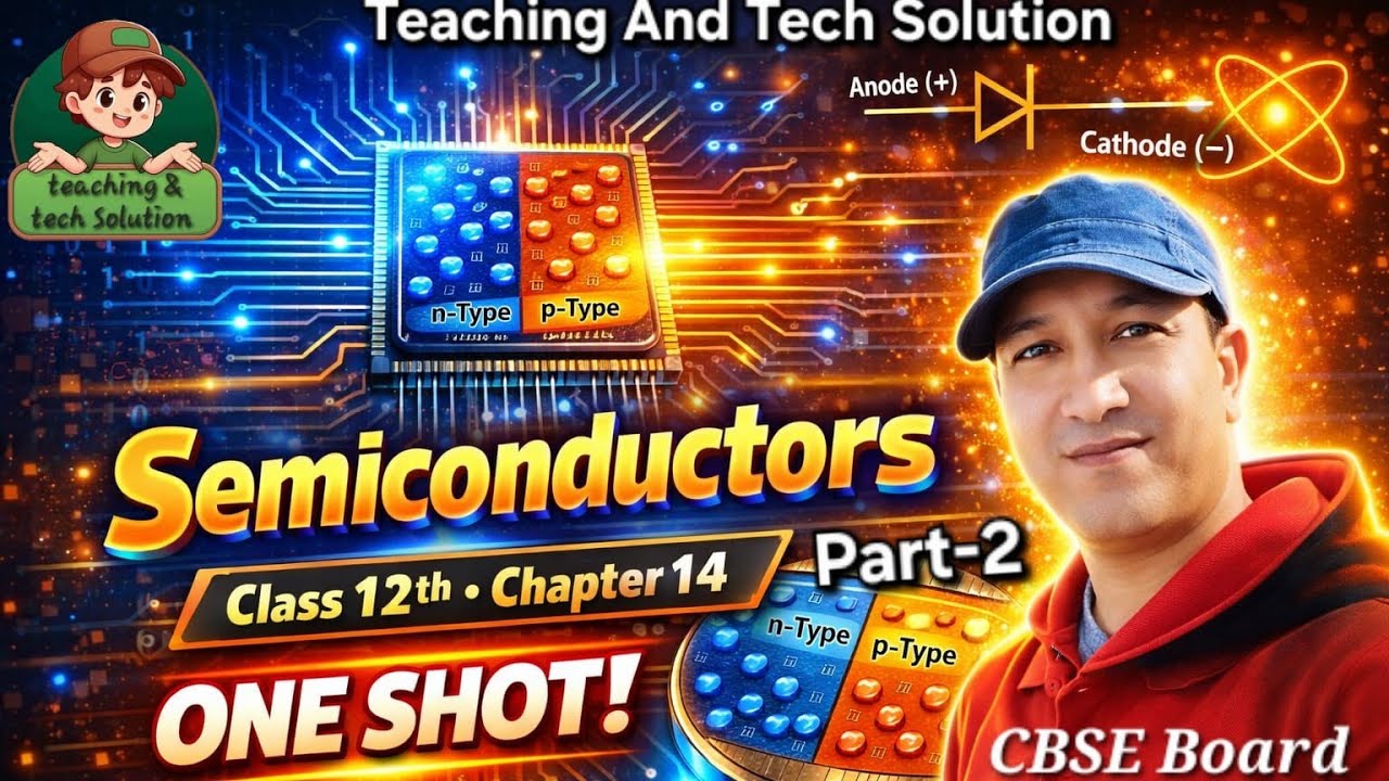 Semiconductor (अर्द्धचालक) Part-2 | One Shot | Class 12 Physics Chapter ...