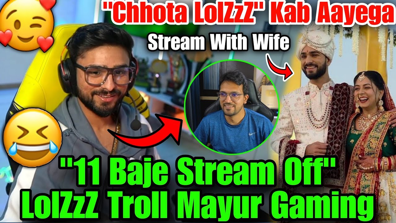 LolZzZ Gaming Funny Troll Mayur Gaming For "11 Baje Stream Off" 🤣 Reply ...
