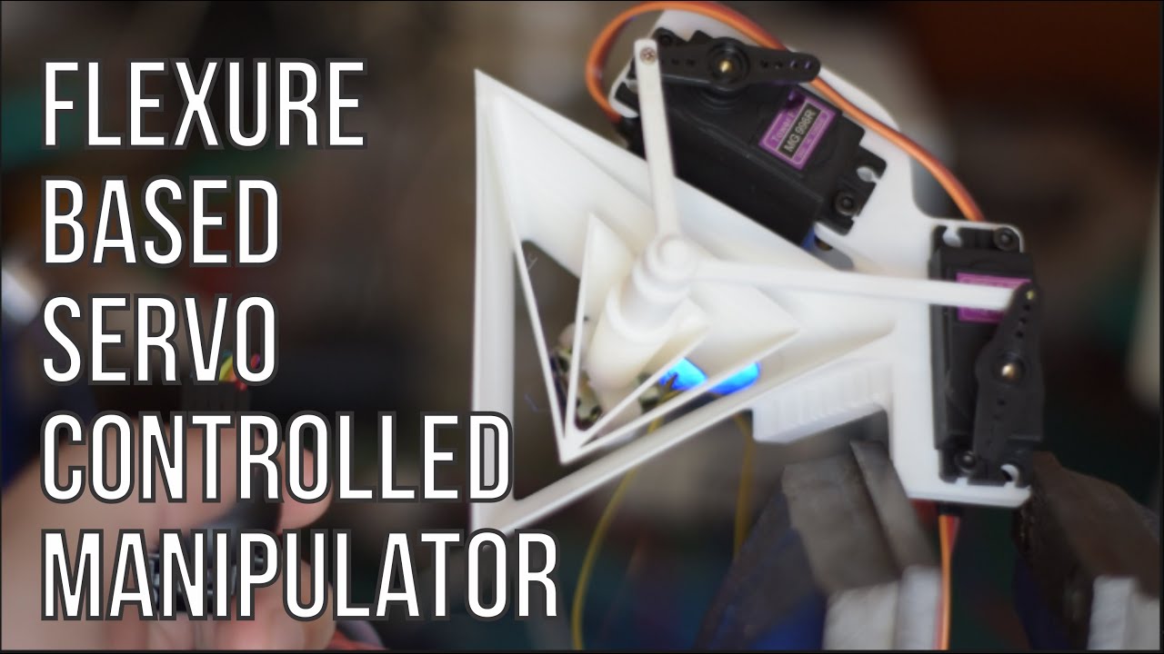 Spherical Flexure-based servo controlled manipulator - YouTube