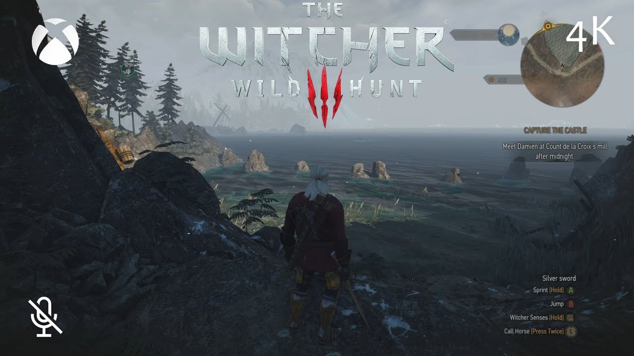 The Witcher 3 Gameplay (4k | Xbox One X) - YouTube