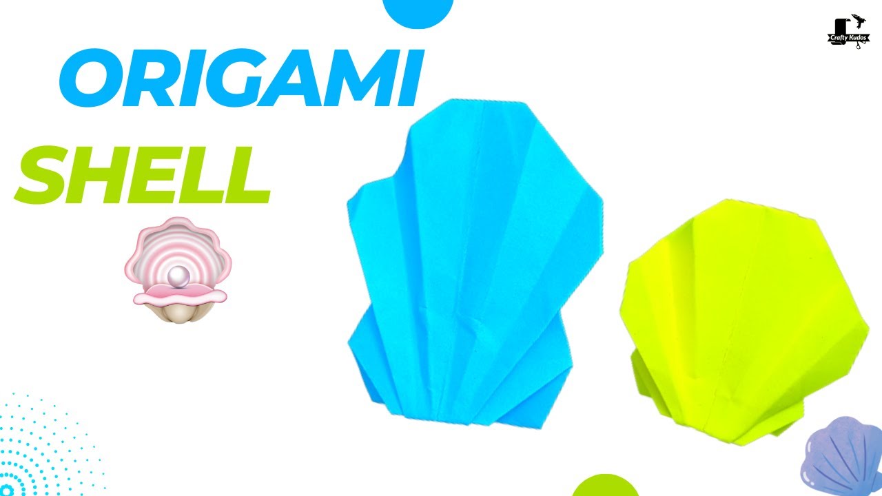 Origami Shell | Origami clam #diy #craft #subscribe - YouTube