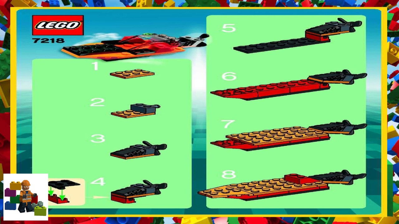 LEGO instructions - Creator - Designer Set - 7218 - Boat - YouTube