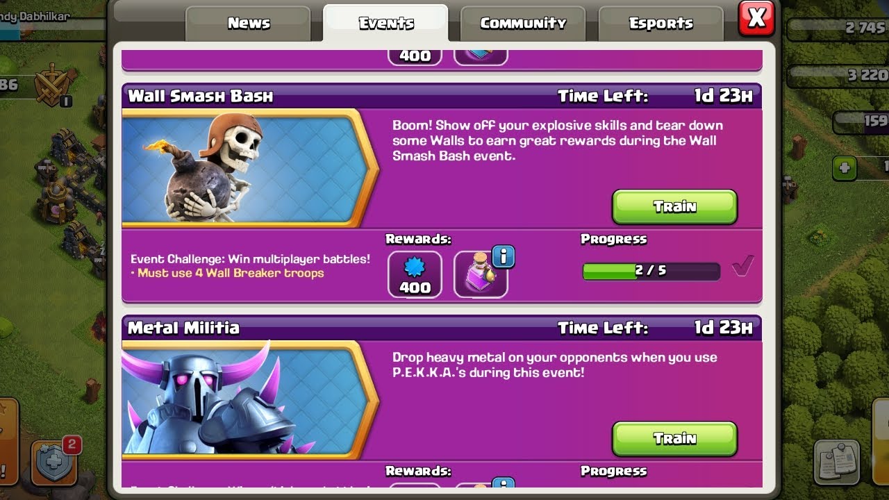 Wall Smash Bash | Star Bonus | Clash Of Clans | - YouTube