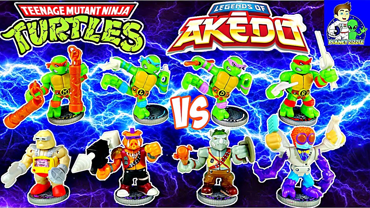 Legends of AKEDO Teenage Mutant Ninja Turtles Verses Packs - YouTube