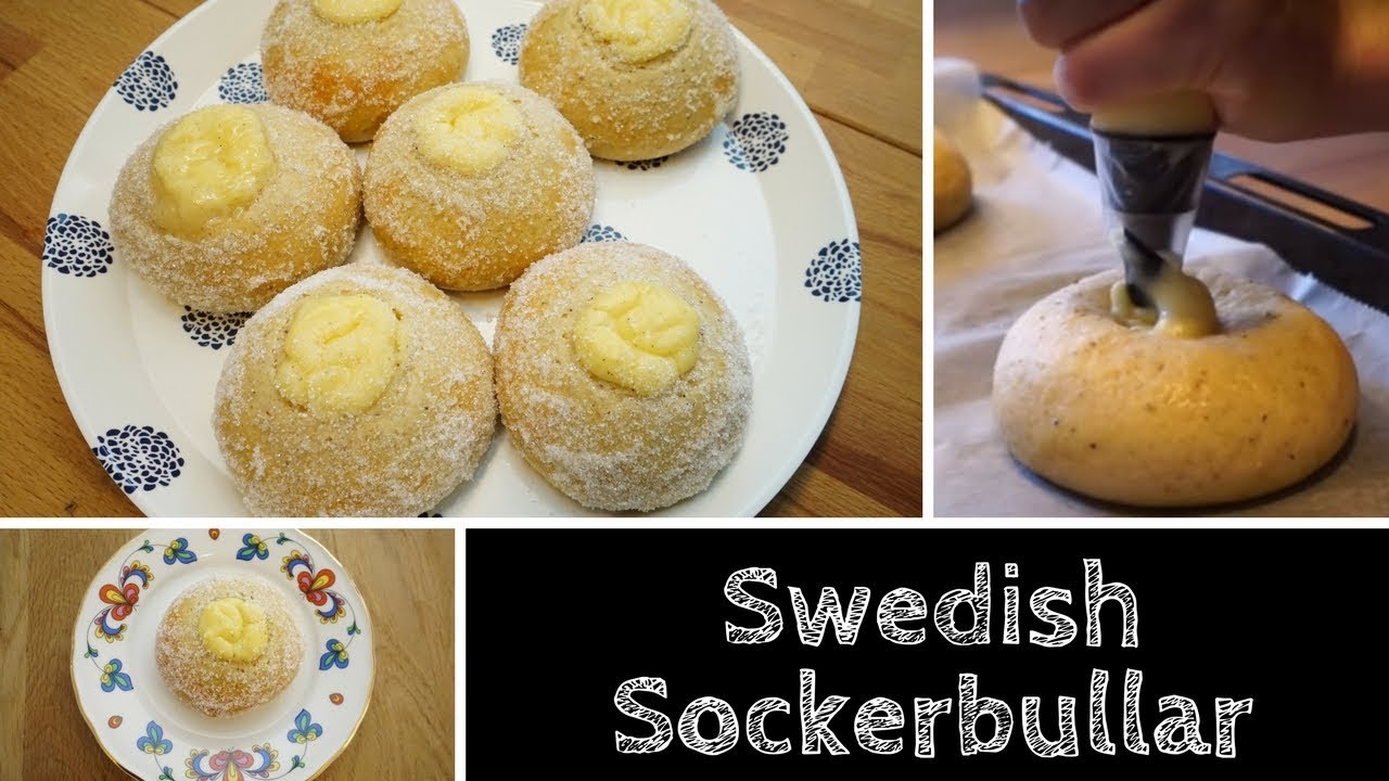 How to make Sockerbullar (Swedish Pastry) - YouTube