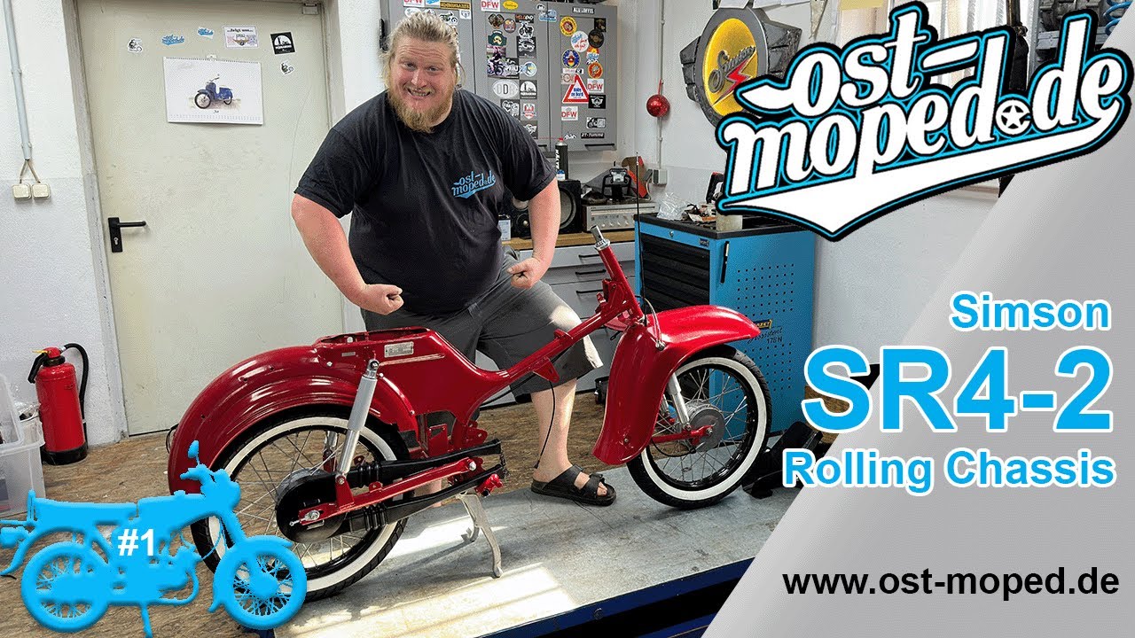Simson Star SR4-2 | Folge 1 | Rahmen und Räder | ost-moped.de - YouTube