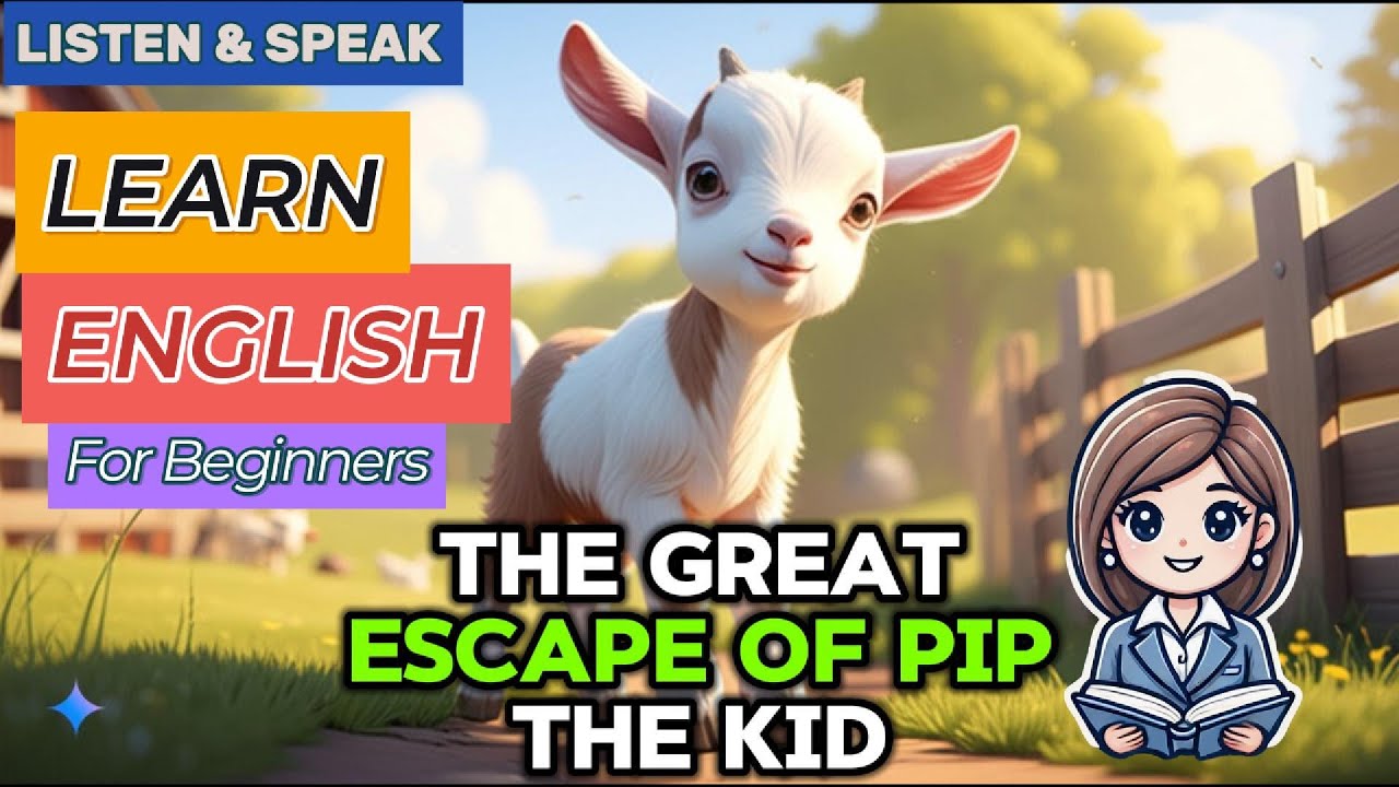 The Great Escape of Pip the Kid| Improve Your English | English Listening Skills - YouTube