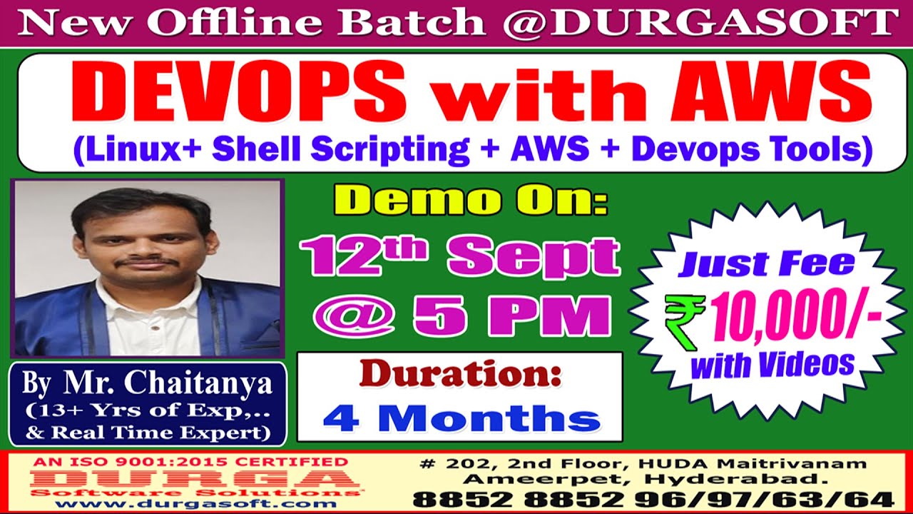 Devops With Aws Offline Training Durgasoft Youtube
