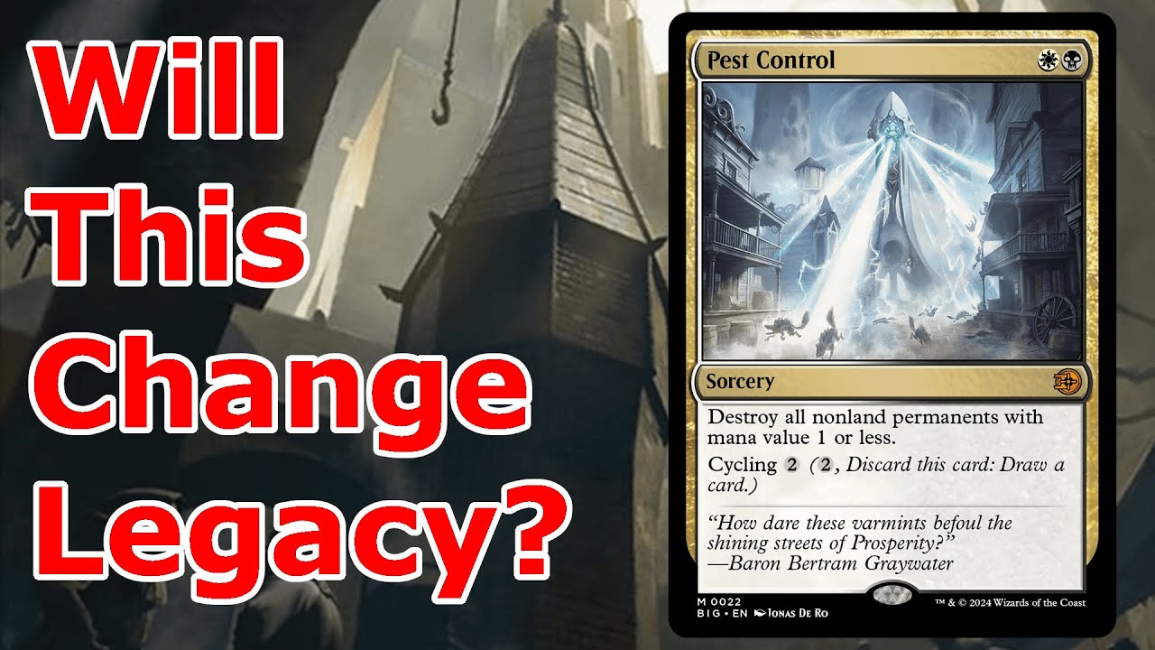 A NEW LEGACY DECK EMERGES! BW Pest Control Scam (Legacy Orzhov Midrange ...