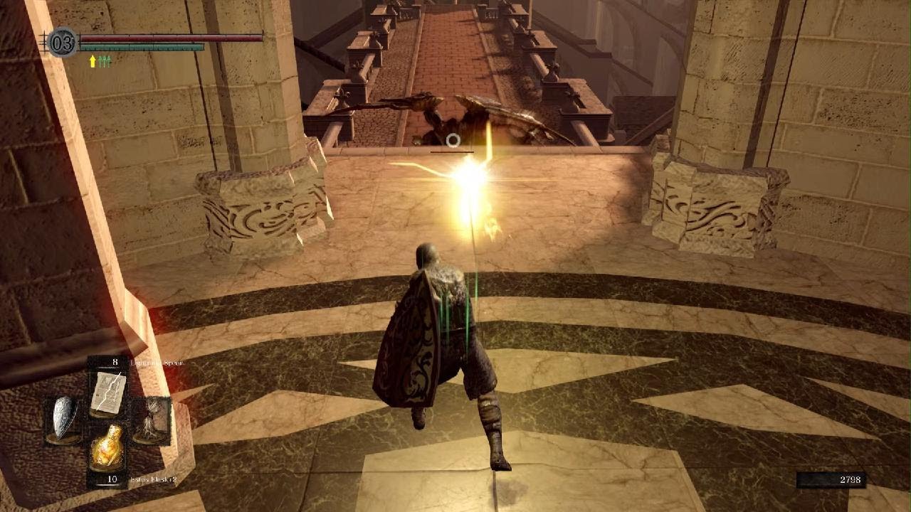 DARK SOULS: REMASTERED Gargoyle's Tail Sniped Off - YouTube