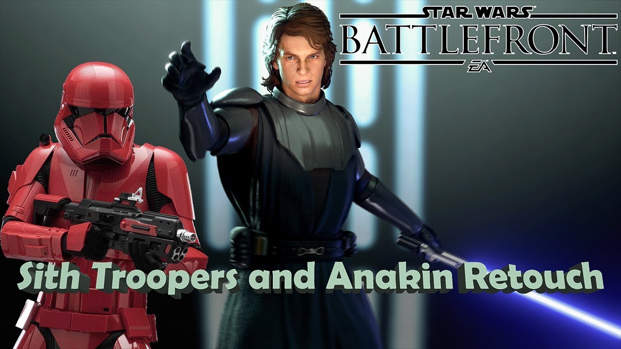 Battlefront 2 Mods - Sith Trooper + Anakin Skywalker Retouch - YouTube