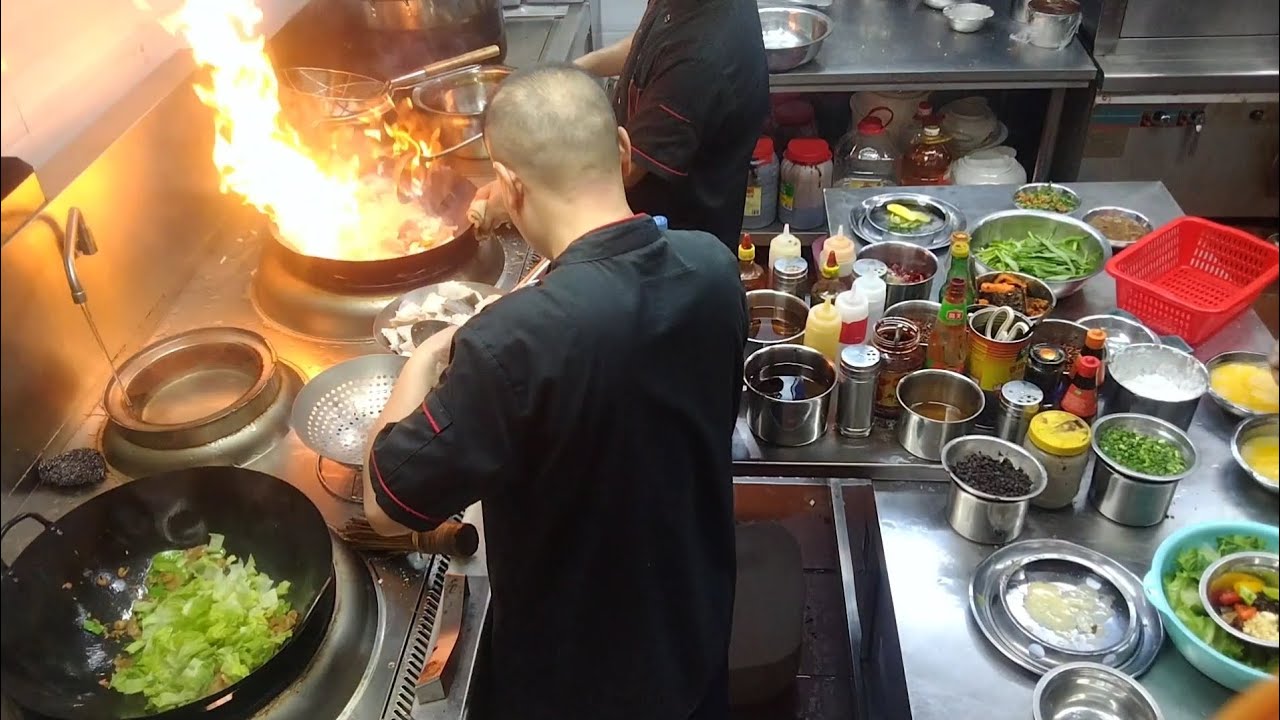 Top1!! 100k view Amazing wok skill Cooking cuisine Siviral two brothers ...
