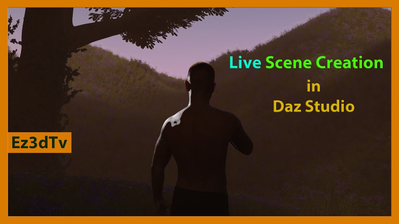 Live Scene Creation in Daz Studio| Ez3DTv - YouTube