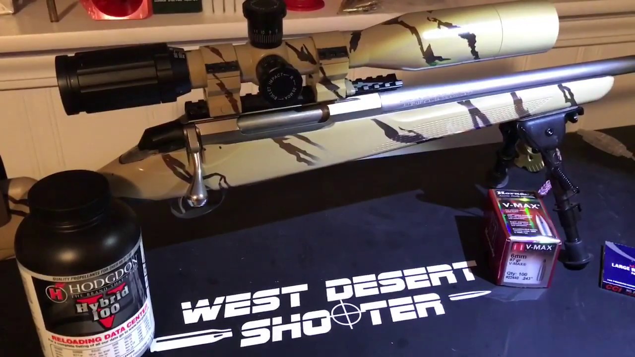 Tikka T3x Stainless 243 (Quest For Precision) Part 8 87 Gr. Hornady ...