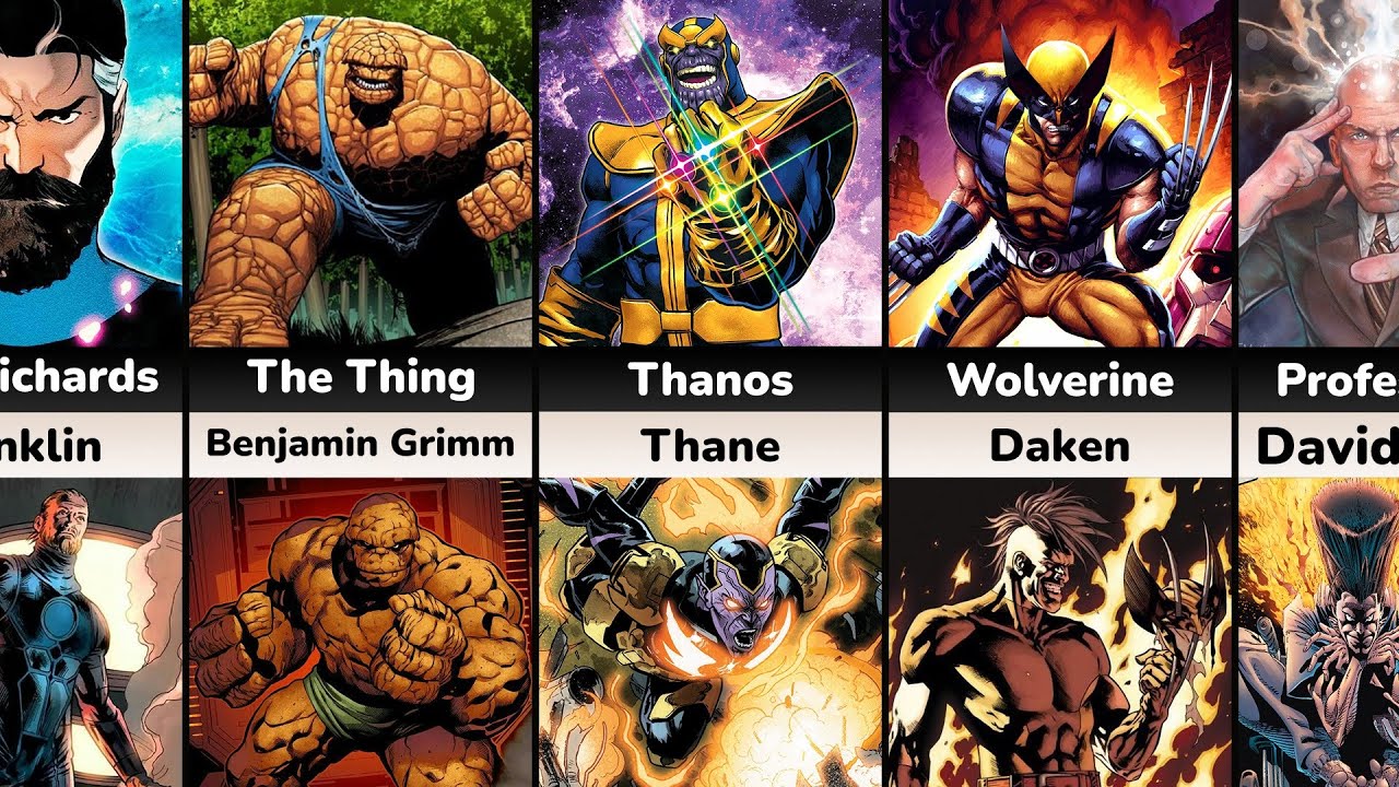 The Children Of Marvel Characters - YouTube