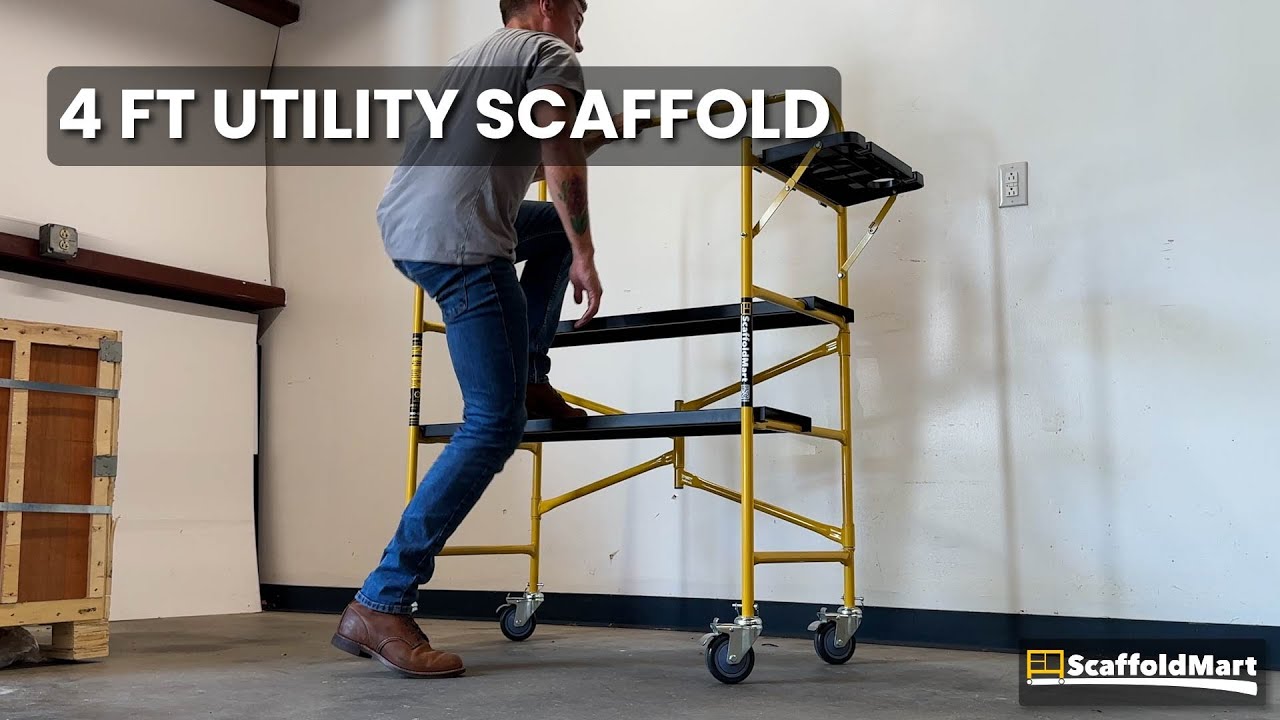 4 ft Utility Scaffold - Quick Introduction - YouTube