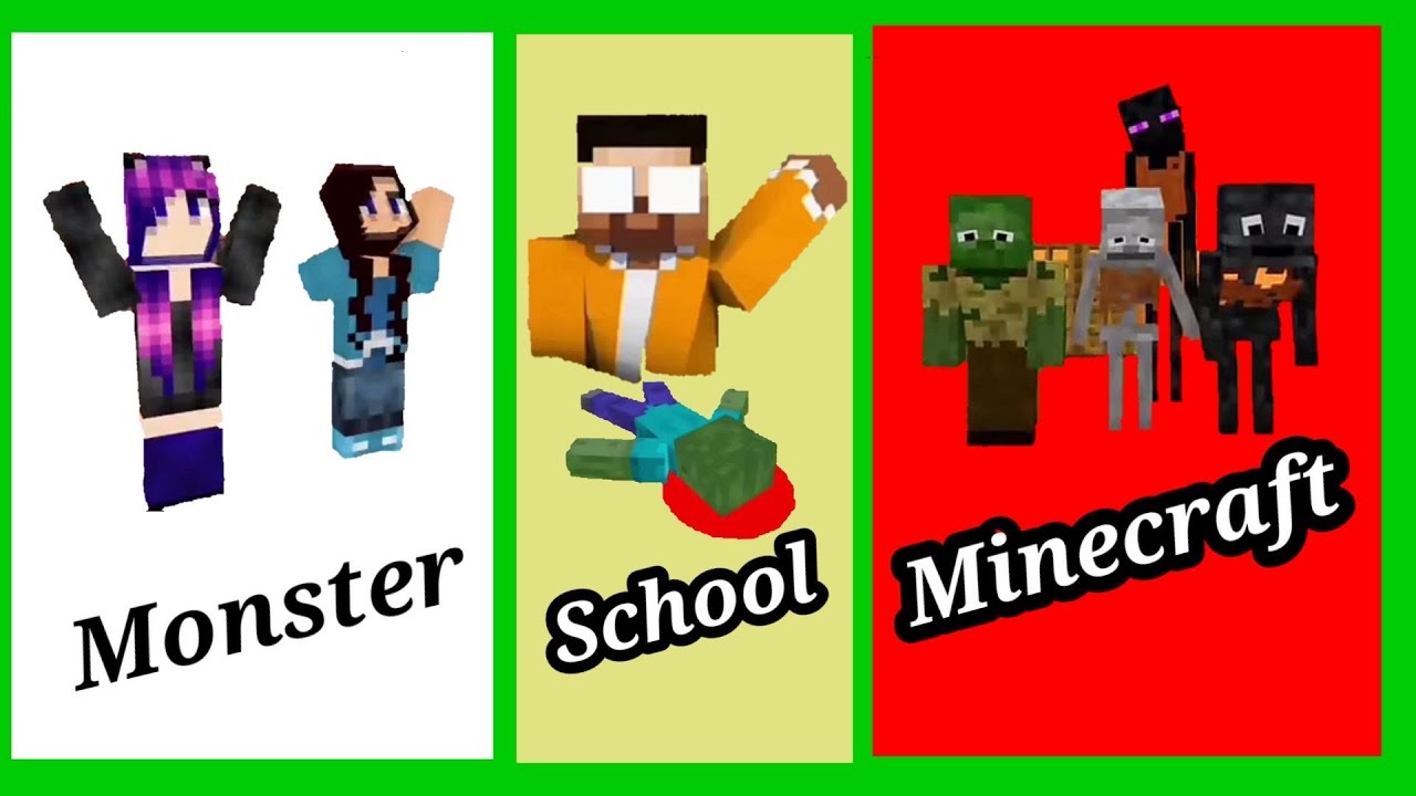 Monster Animasi Minecraft || Minecraft animated monsters - YouTube