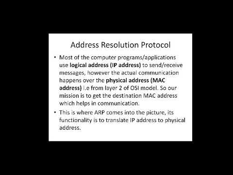ARP, Ports and Sockets,Gateway - YouTube