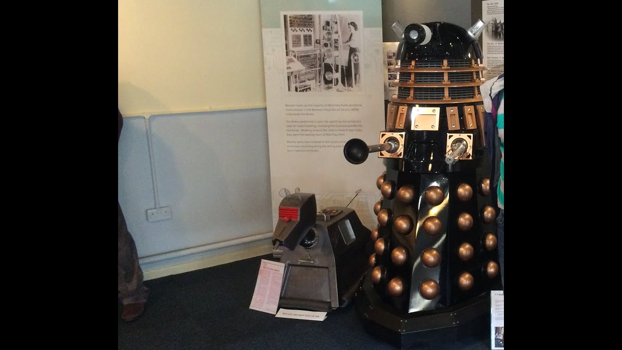 Real Daleks At The National Computing Museum Bletchley Park 2016 - YouTube
