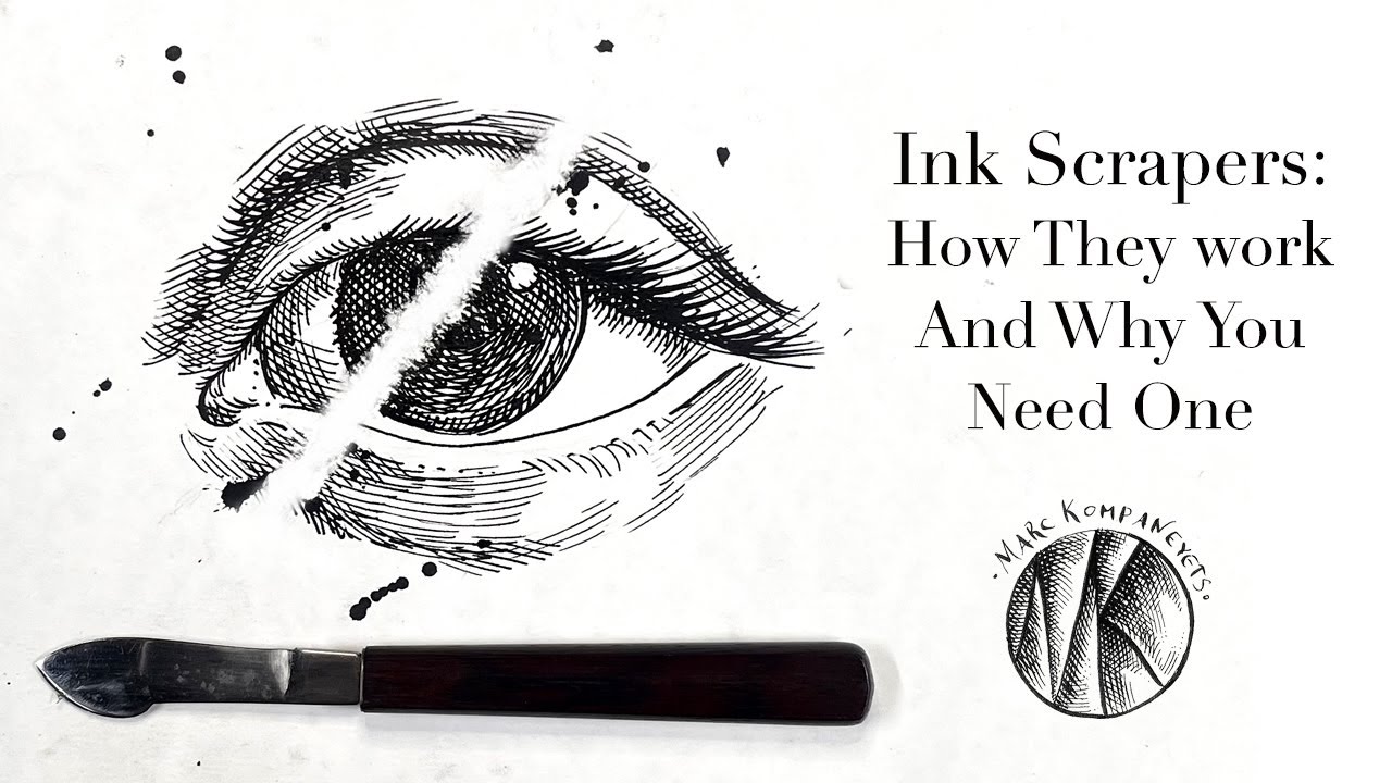 Ink Scrapers: How They Work and Why You need One - YouTube