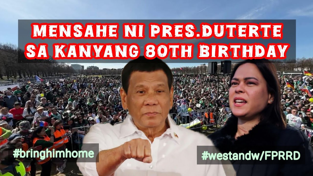 OFW's Around Europe joins the Solidarity for the 80th Birthday of Pres ...