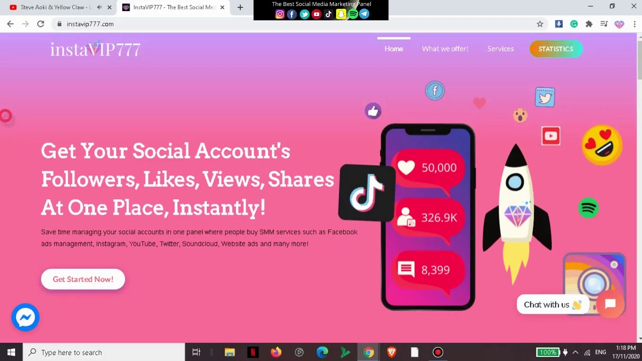 How to Get 4000 Hours Watchtime | InstaVIP777 | Best SMM Panel - YouTube