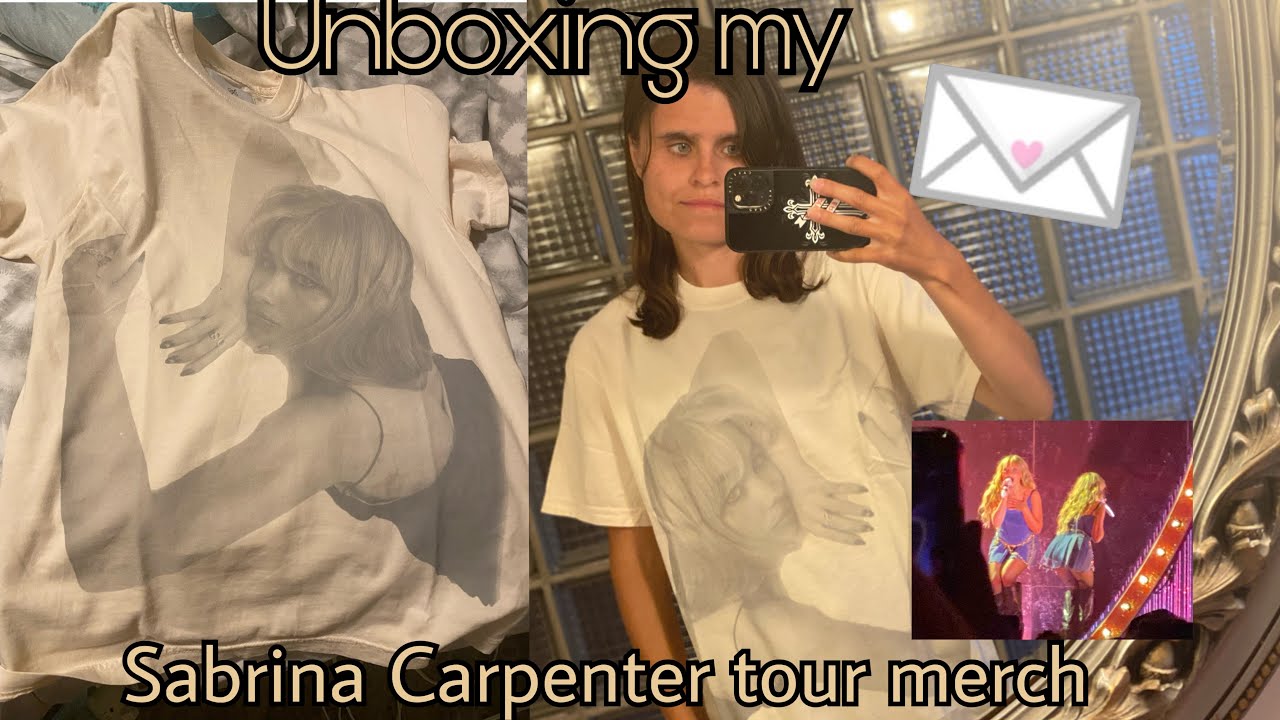 Unboxing My Sabrina Carpenter Tour Merch - YouTube