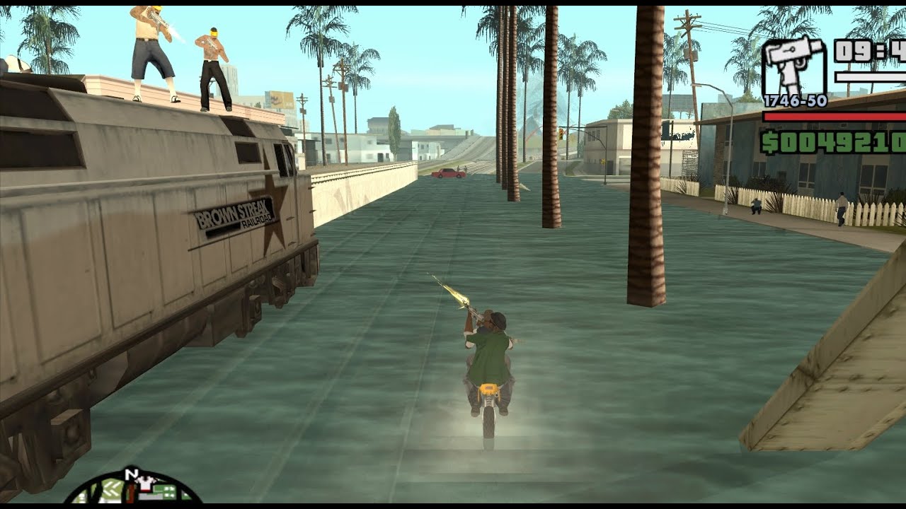 GTA San Andreas - Wrong Side of the Tracks during a Flood (mod) - Big ...