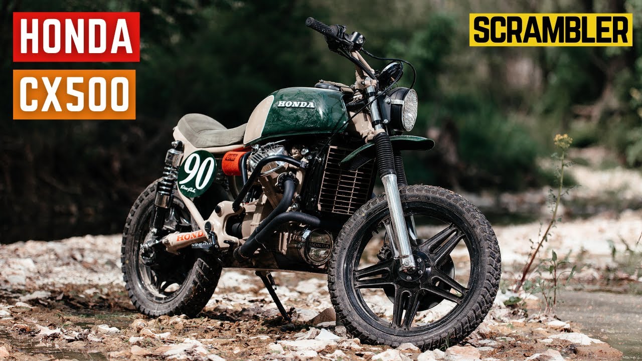 CX500 Scramber Review - Checking Out A Past Build!! - Ranger Green ...