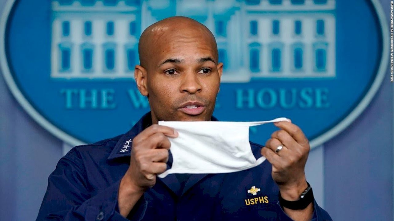 US Surgeon General: Coronavirus face masks promote freedom - YouTube