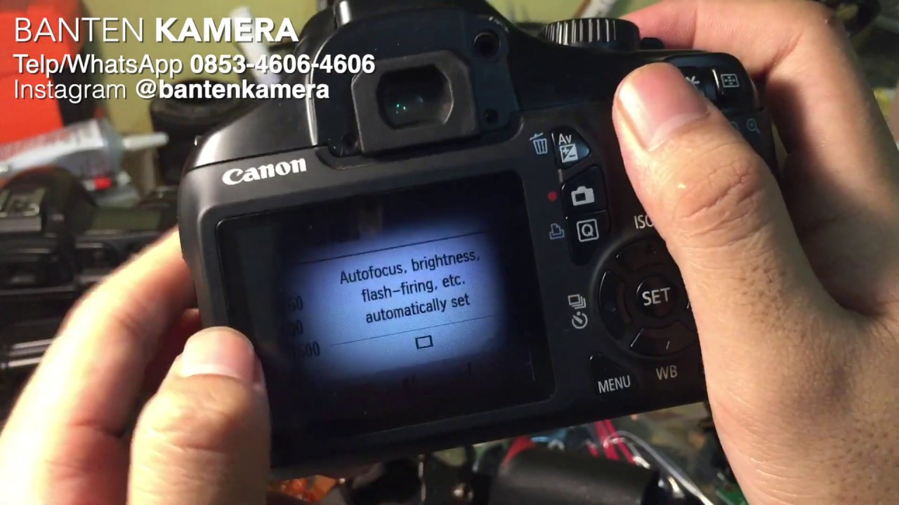 LAYAR KAMERA CANON, NIKON HITAM ATAU VIGNET - YouTube
