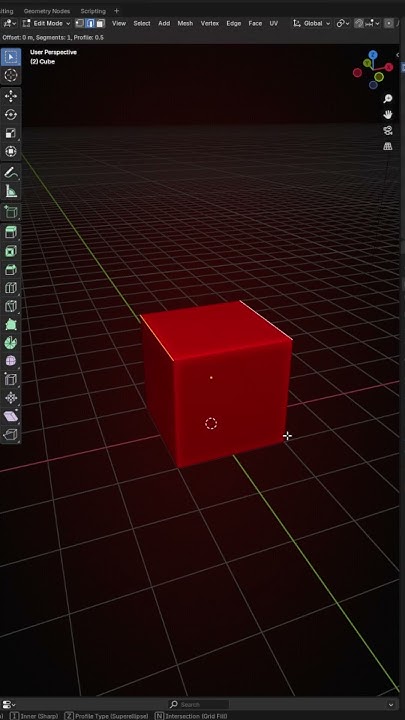 Overlapping edges in Blender - YouTube