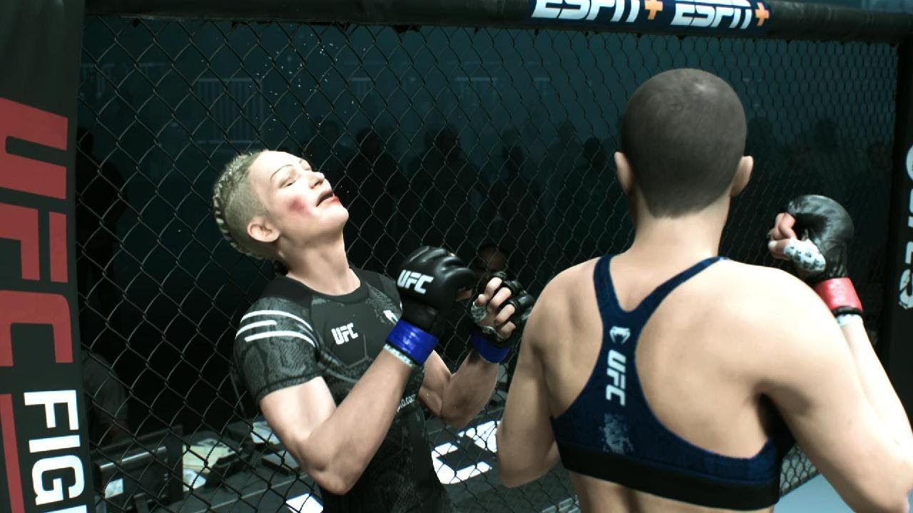 Thug Rose Namajunas UFC 5 Career Mode #mma #ufc5 #fight #rosenamajunas ...