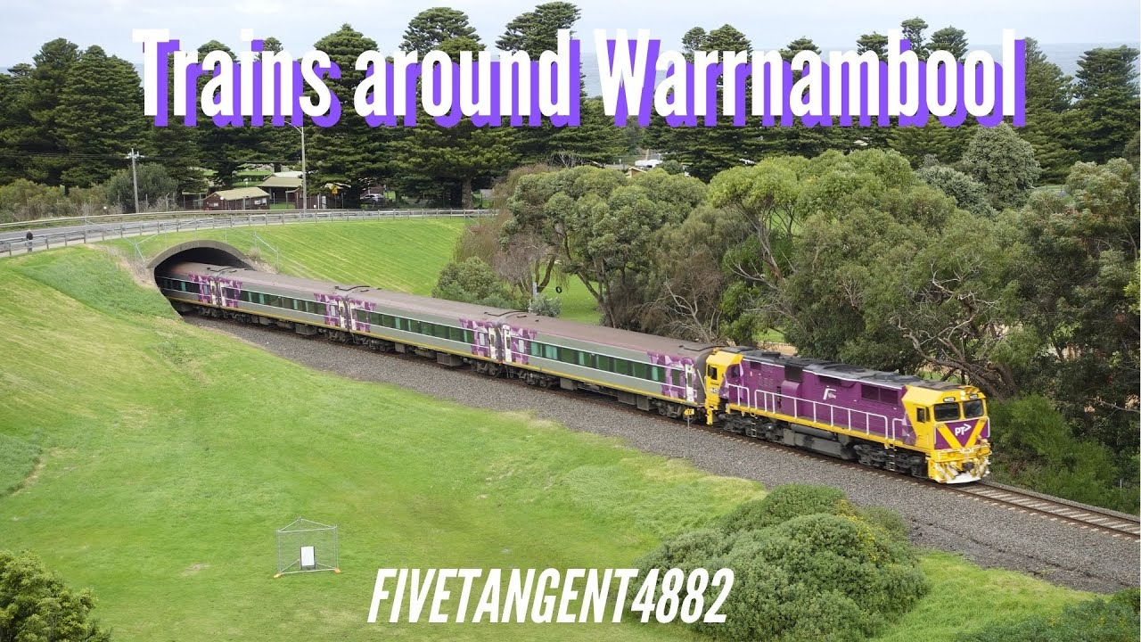 Trains around Warrnambool - YouTube