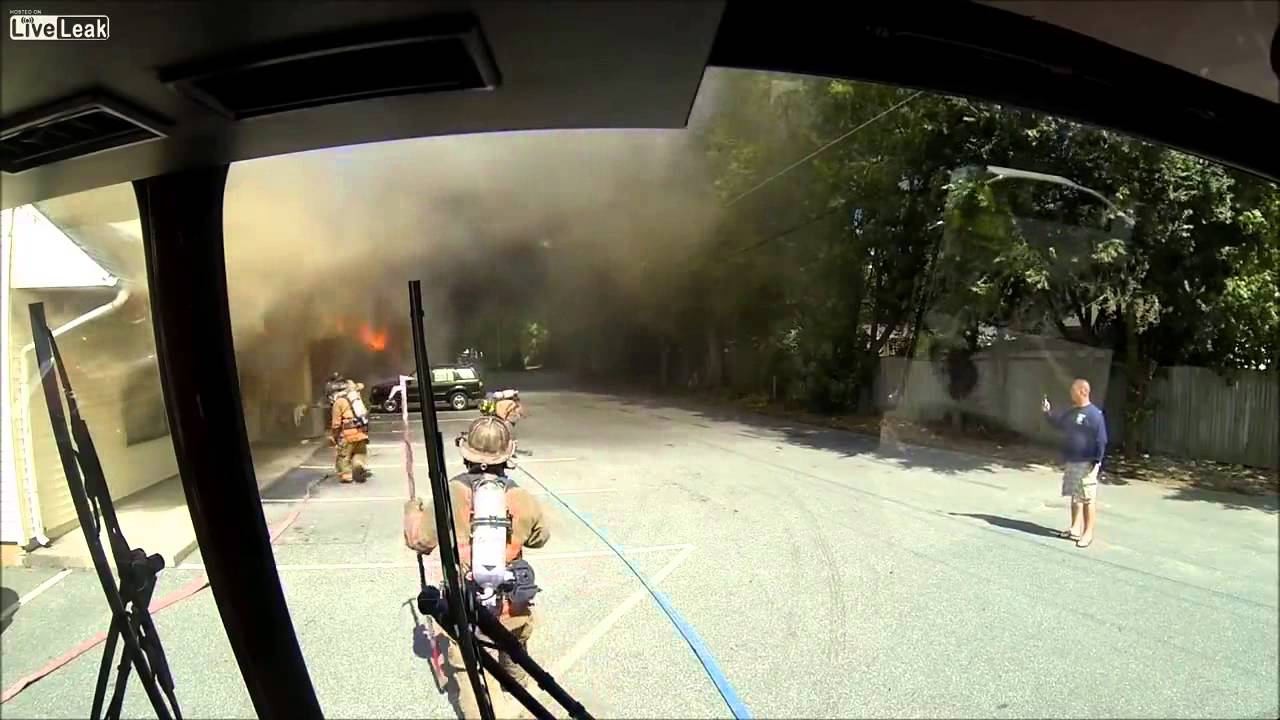 Responding and working a structure fire - YouTube