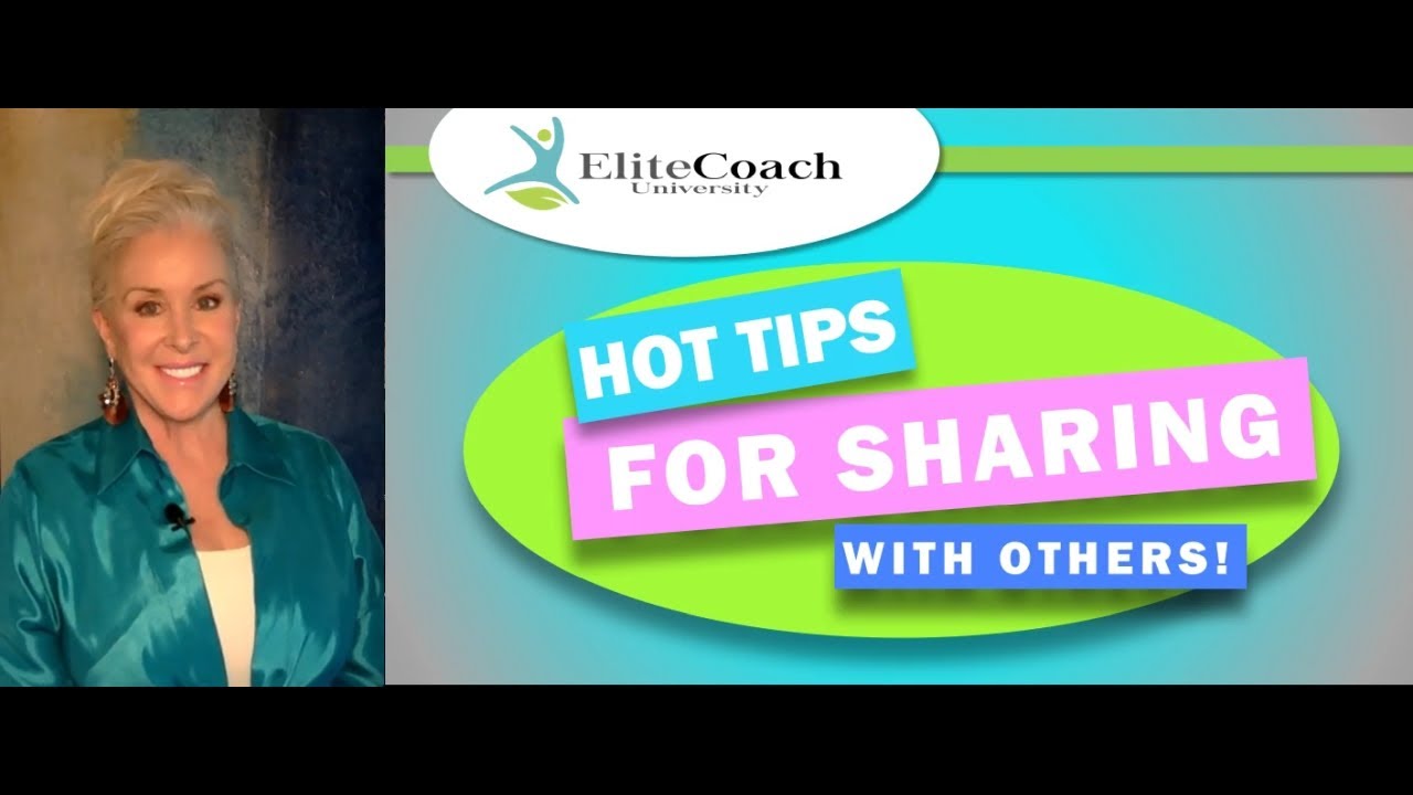 Hot Tips for Sharing with Others - YouTube
