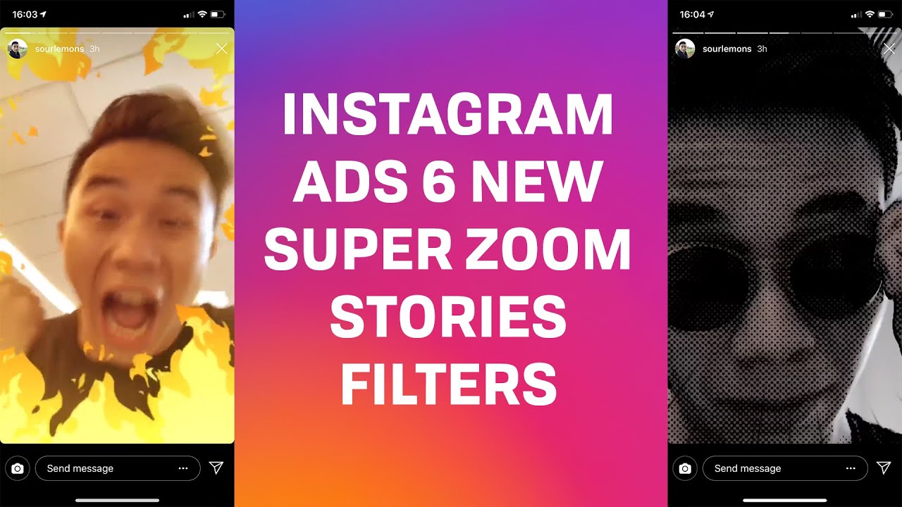 Instagram Ads 6 New Superzoom Effects | Instagram - YouTube