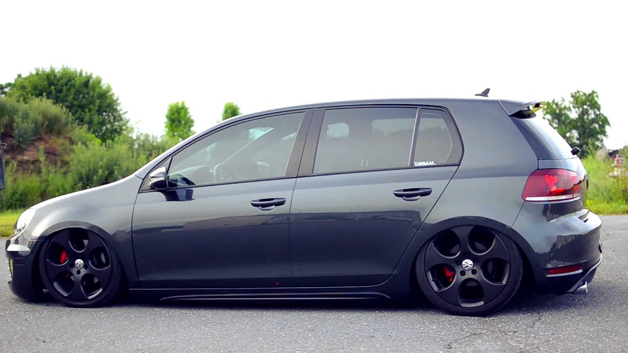 MK6 GTI Bagged - YouTube