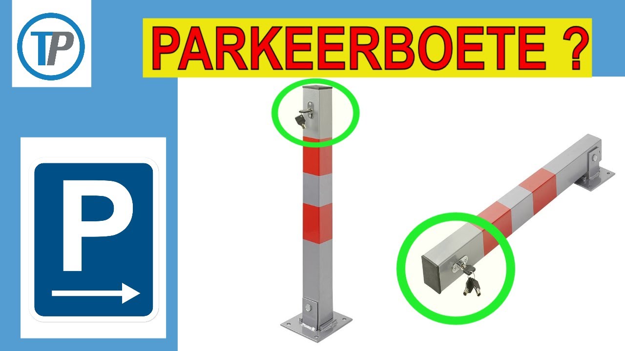 Parkeerplaats Parkeerpaal Plaatsen Aanhanger Parkeren Aanhanger