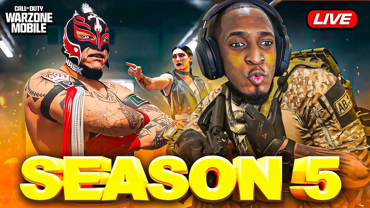 🔴 LIVE - NEW REY MYSTERIO SKIN IN WARZONE MOBILE - YouTube